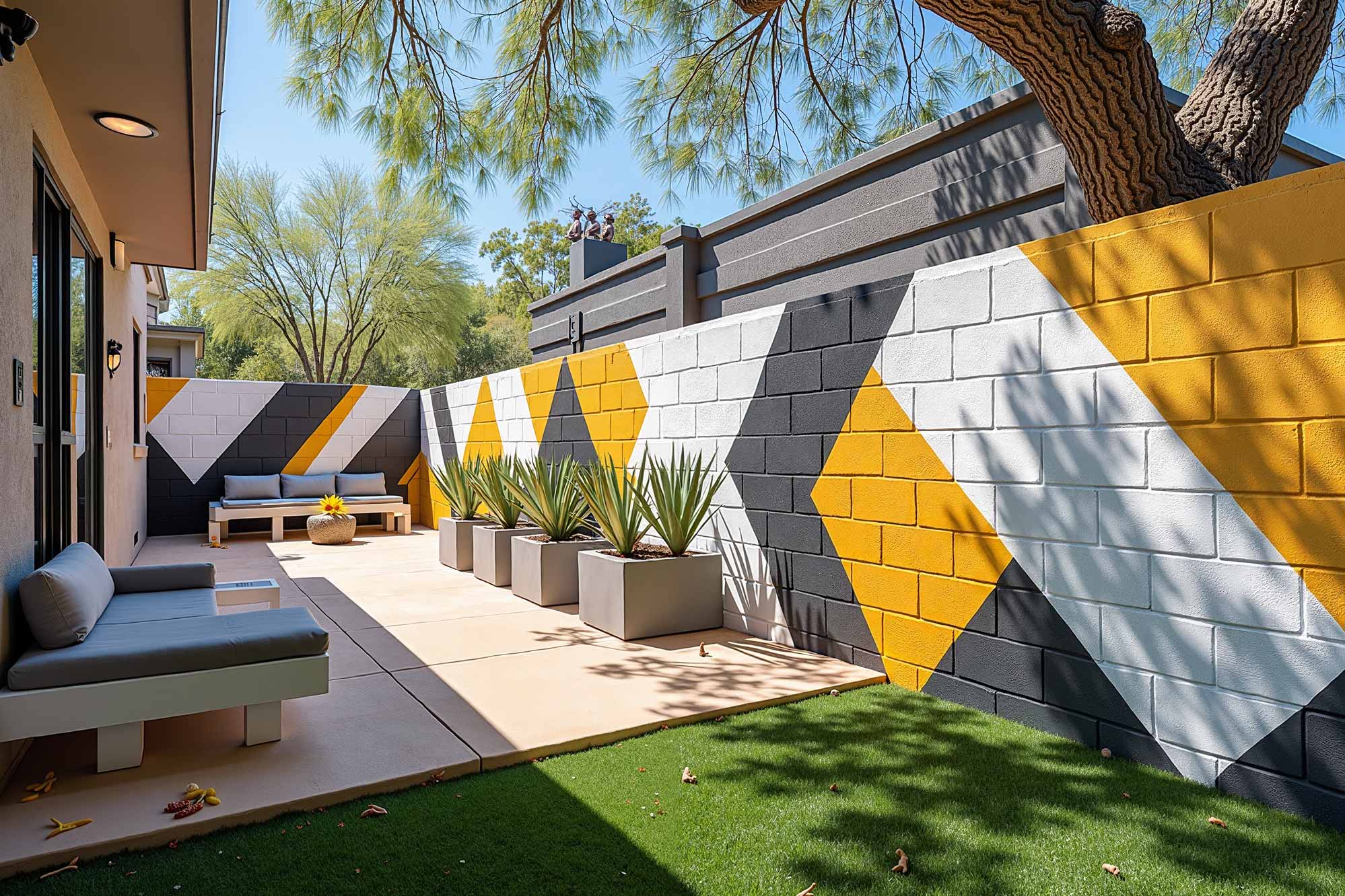 Backyard Wall Colors that Wow: 12 Backyard Wall Ideas - Bryce House ...